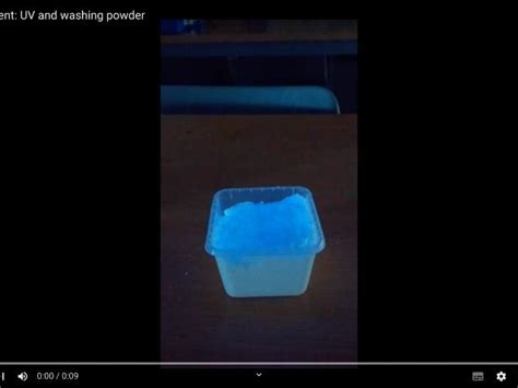 Experiment Uv And Washing Powder Teaching Resources