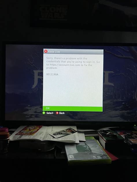 Tried Logging In And This Message Appeared Rxbox360