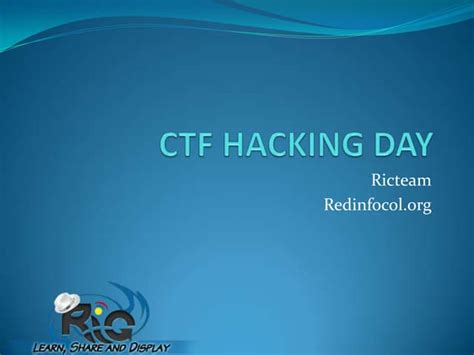 Ctf Hacking Pptx
