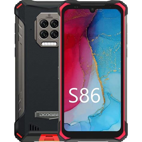 Telefon mobil Doodgee S86 PRO, 8GB RAM, 128GB ROM, Flame Red - eMAG.ro