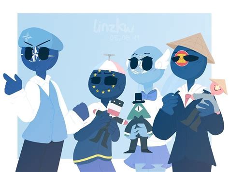 Countryhumans Un And Nato And Eu And Asean Countryhumans Countryhumans