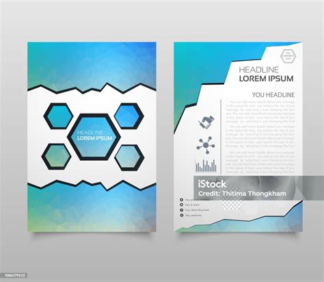 비즈니스 벡터입니다 브로슈어 서식 파일 레이아웃 표지 디자인 연례 보고서 잡지 전단지 A 4에서 빨강 삼각형 사각 원형 꽃