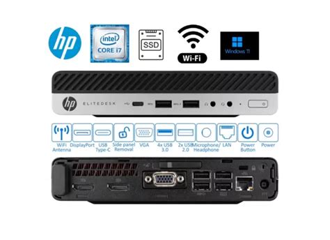 Hp Elitedesk G Mini Pc Core I Gb Ram Tb Ssd Wifi K Win Pro Eur Picclick It