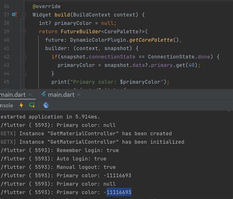 Negative Palette Color Seed · Issue 334 · Material Foundation Flutter Packages · Github