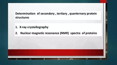 Methods To Determine Protein Structure Pptx