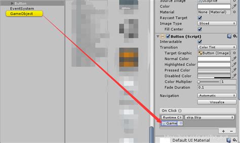 Unity通过按钮实现场景跳转unity怎么用代码触发按钮 Csdn博客