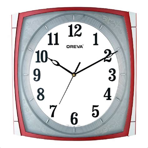 Different Available Standard Rectangular Shape Analog Clock At Best Price In Delhi M S Samay