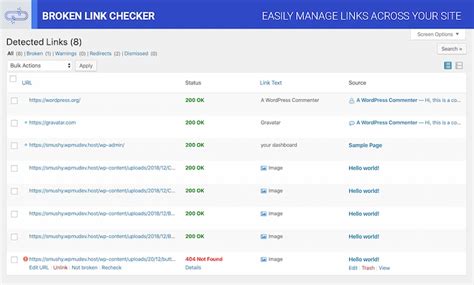 Broken Link Checker Kostenfreie Tools