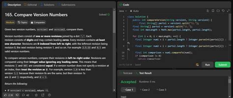 Day 91 Of 100daysofcodechallenge Compare Version Numbers Himani
