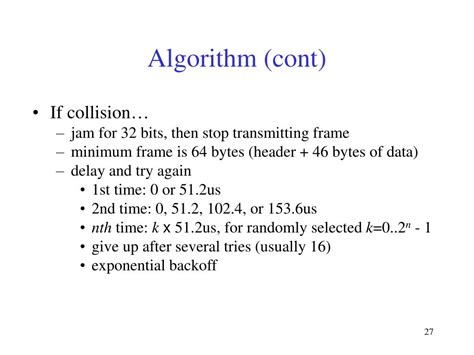 Ppt Outline Encoding Framing Error Detection Sliding Window Algorithm