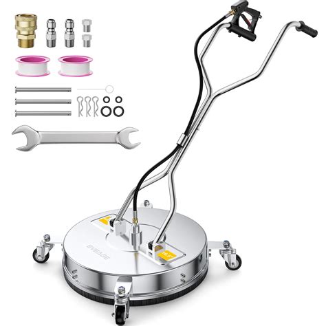 Eveage 165 Inch Pressure Washer Surface Cleaner Dual Handle Eveage