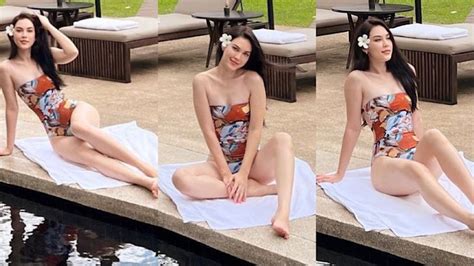 “แมท ภีรนีย์” เที่ยวเขมร แต่ทำเสียมราฐลุกเป็นไฟกับลีลาอวดหุ่นชุดว่ายน้ำออร่าทะลุทะลวง