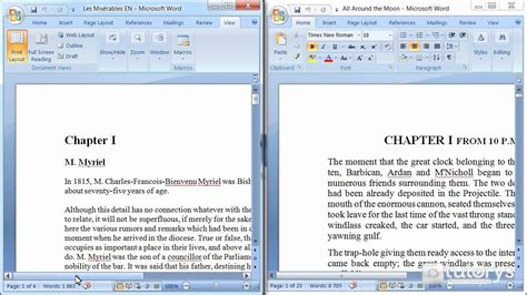 How To Work With Multiple Documents With Word 2007 Youtube