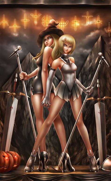 Clare And Teresa Claymore Danbooru