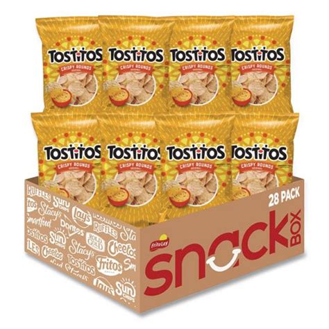 Tostitos Tortilla Chips Crispy Rounds 3 Oz Bags 28 Carton