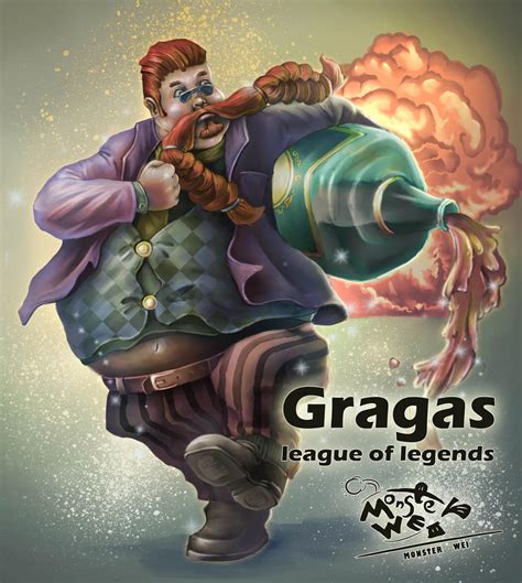 League Of Legends Gragas By Monsterwei On Deviantart
