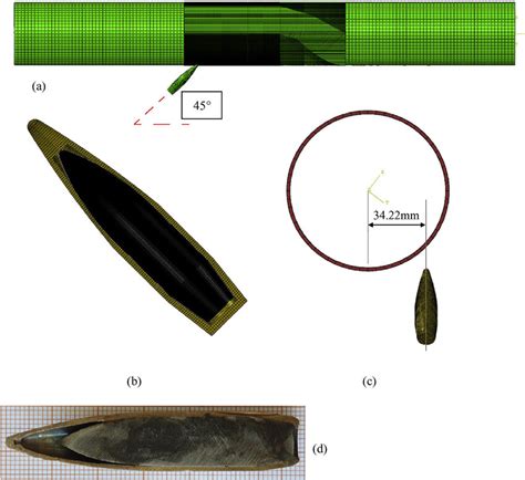 Numerical Models A Two Different Mesh Dimensions Near The Impact Download Scientific Diagram
