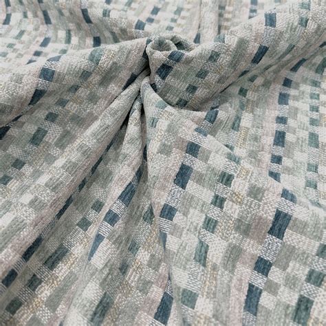 Grayteal Retro Textured Jacquard Upholstery Fabric 56 Plankroad