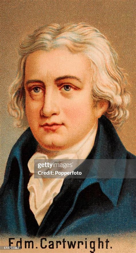 A Vintage Colour Illustration Of Edmund Cartwright A Church Of News