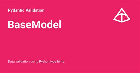 Basemodel Pydantic Validation