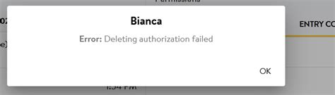 Api Bug Updating Or Deleting Of Auth Entry Keypad Pin Fails Web
