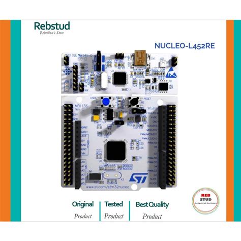 Jual Nucleo Stm32l452re Stm32l4 Arm Cortex M4 Ultra Low Power Shopee