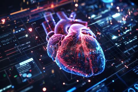 digital heart data flow medical diagnostic visualization technology