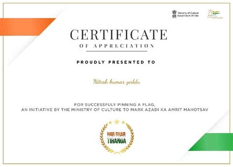 Nitesh Kumar Yeddu On Linkedin Har Ghar Tiranga