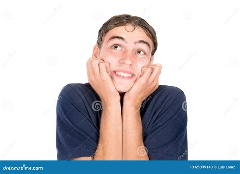 Nerd Thinking Stock Image Image Of Happiness Happy 62339143