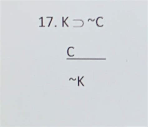 Interpret The Following Symbolized Arguments In Light