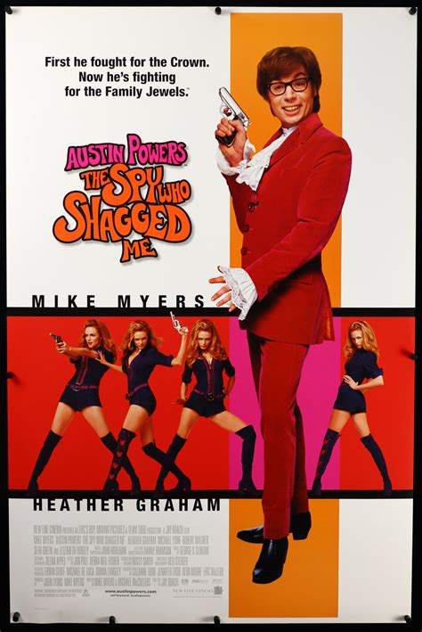 Austin Powers The Spy Who Shagged Me Original Movie Poster Famous