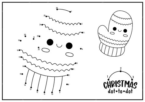 Premium Vector Vector Christmas Dottodot And Color Activity With Cute