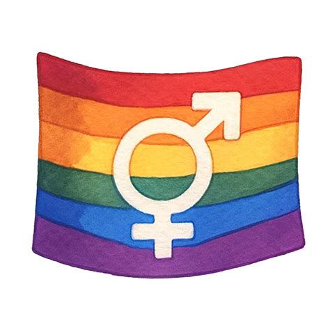 Ai Generated Pride Gender Flag Watercolor Clipart Ai Generate 37798693 Png