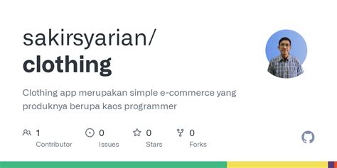 GitHub Sakirsyarian Clothing Clothing App Merupakan Simple E Commerce Yang Produknya Berupa