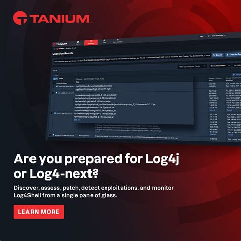 Tanium On Linkedin Log4j Vulnerability Tanium