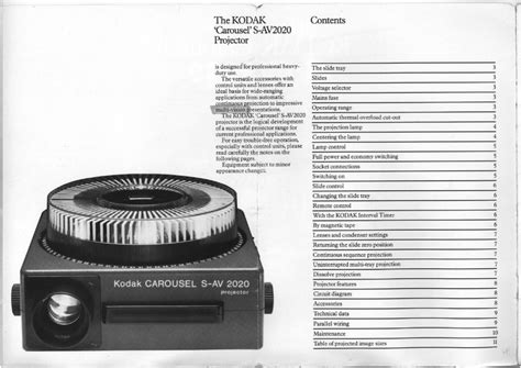 Slide Projector Diagram