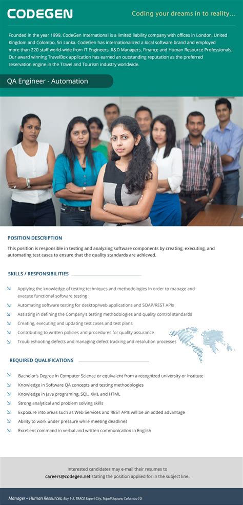 Qa Engineer Automation
