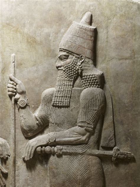 Un Roi De Guerre Assyrien Orient Cunéiforme