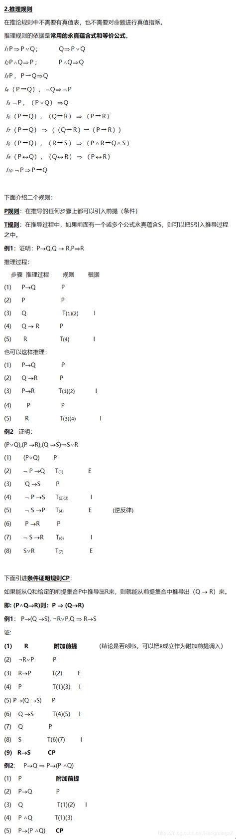 离散数学复习笔记——命题逻辑——推理理论离散数学命题基本推理公式 Csdn博客