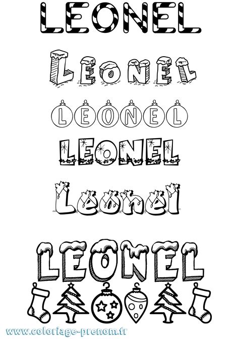 Coloriage Du Prénom Leonel à Imprimer Ou Télécharger Facilement