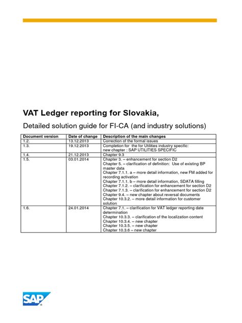 Vat Ledger Reporting For Slovakia Pdf Invoice Value Added Tax