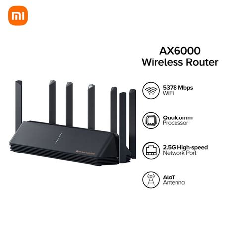 Xiaomi Mi Wifi Ax6000 Wireless Router 6000mbps Wifi6 Vpn 512mb Qualcomm Cpu Mesh Repeater Signal
