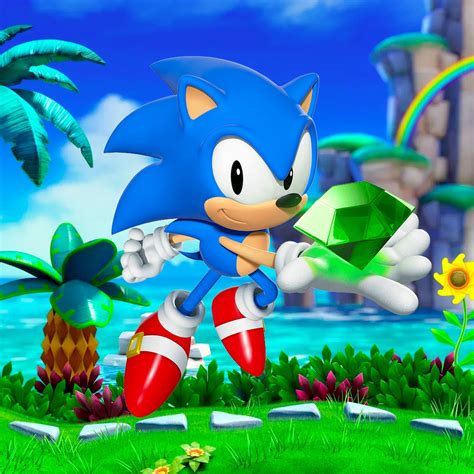 Sonic Knuckles Title Screen