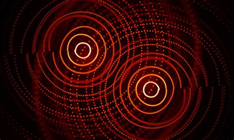 추상적 빨간색 기하학적 배경 연결 구조입니다 과학 배경 미래 기술 Hud 요소 점과 선을 켜고 있습니다 빅 데이터 시각화 및