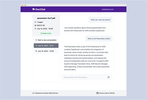 Building A Serverless Document Chat With Aws Lambda And Amazon Bedrock Aws Compute Blog