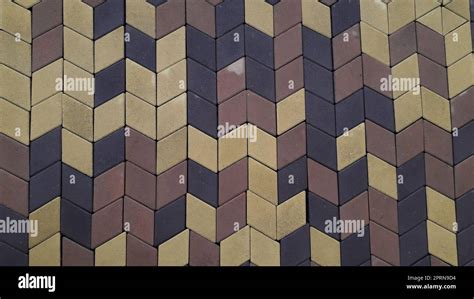 Tile Patterns For Street Paving Paths And The Areas Stock Photo Alamy