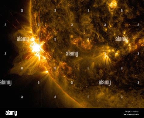 A Significant X Class Solar Flare Explodes On The Left Side Of The Sun
