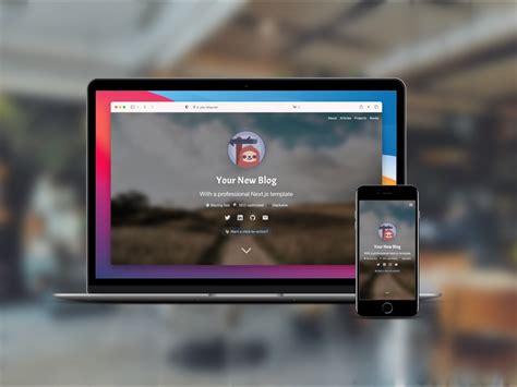 Professional Blog Template With Nextjs Tailwindcss