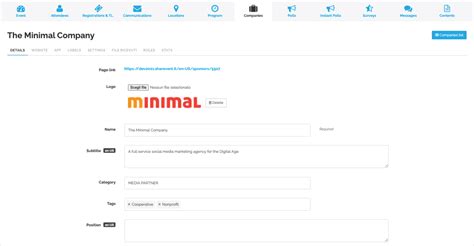 Dettaglio Azienda Sharevent On Line Docs