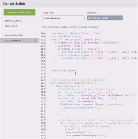 Unbounce Installation Guide How To Guides Data8 Resources